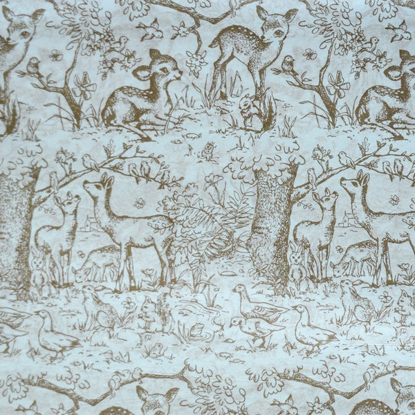 Blue Baby Deer Tissue Paper - Woodland Theme Christmas Holiday Gift ...