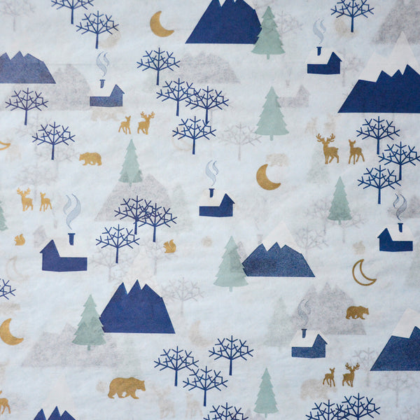 Mountain Life Tissue Paper - Natural and Outdoor Theme Gift Wrapping ...